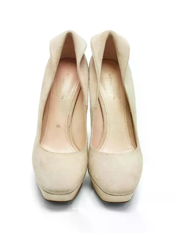 Bottega Veneta Platform Pumps - Neutrals