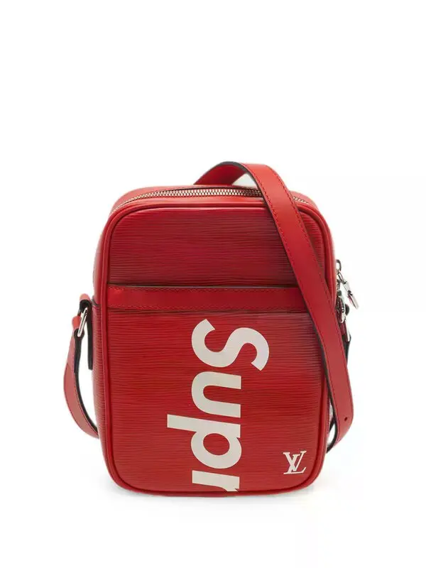 LOUIS VUITTON X Supreme 2017 Pm Danube Shoulder Bag - Red