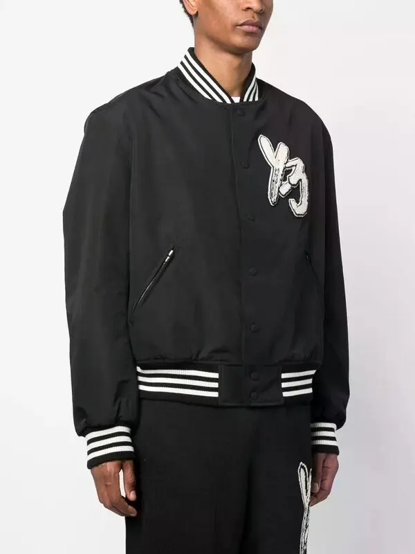 Y3 Logo Patch Bomber Jacket