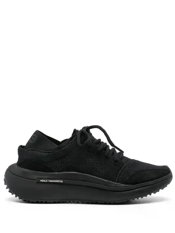 Y3 Qisan Knit Sneakers With Logo Detail