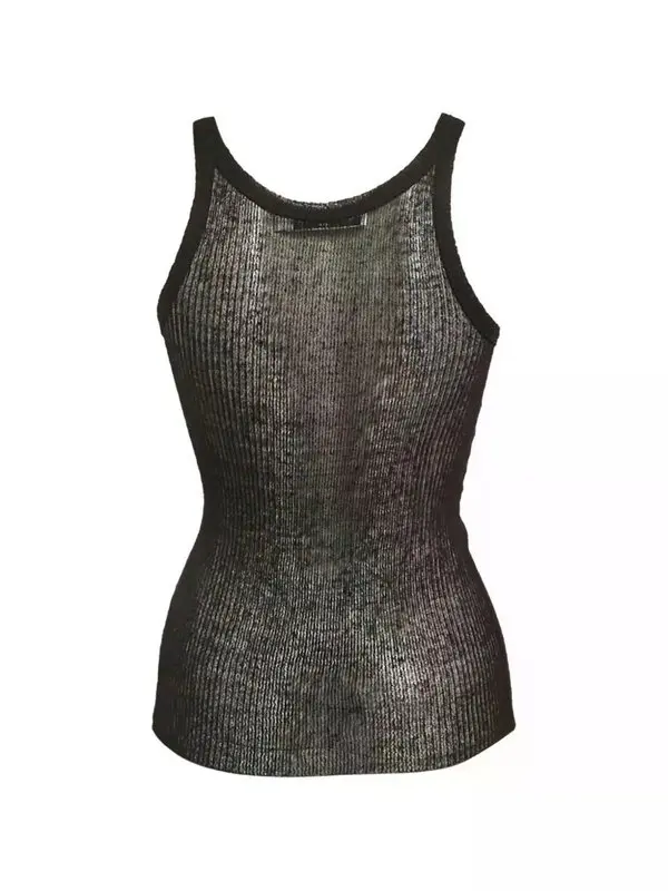 Dior Rib-knit Tank Top