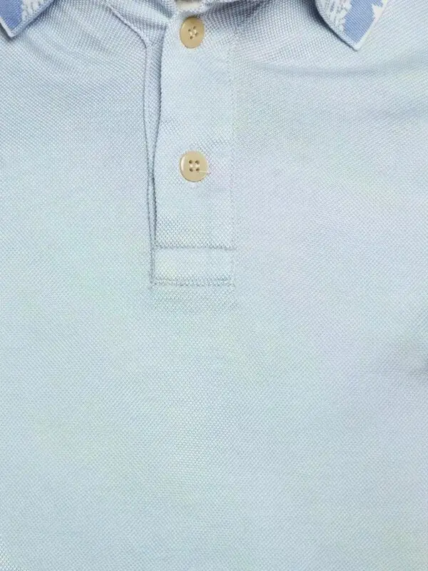 Etro Pique Polo Shirt - Blue