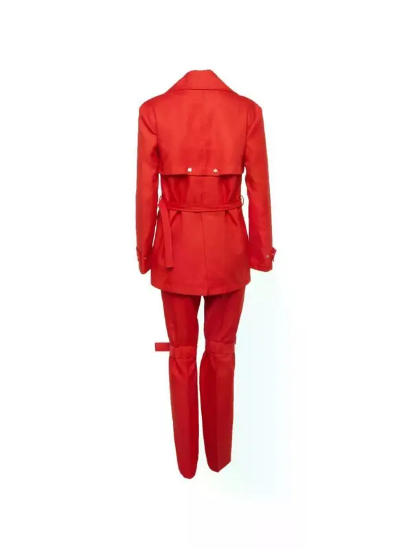 Bottega Veneta Gabardine Single-breasted Belted Suit