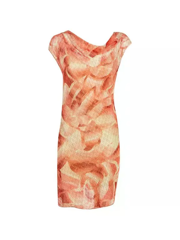 Missoni Knit Mini Dress - Orange