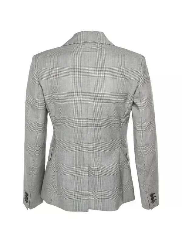 Max Mara Houndstooth Pattern Blazer
