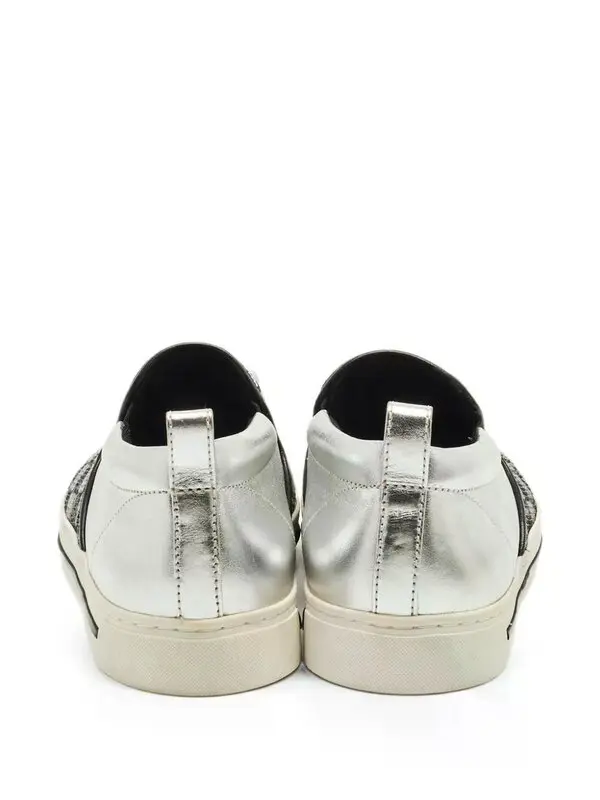 Marc Jacobs Mercer Sequin Embellished Checkered Slip-on Sneakers