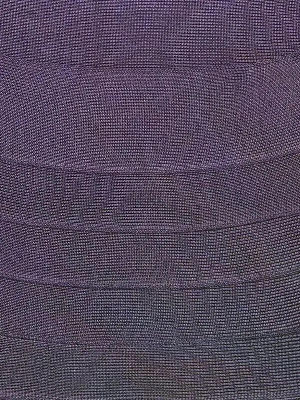 Herve Leger Sleeveless Square Neck Dress