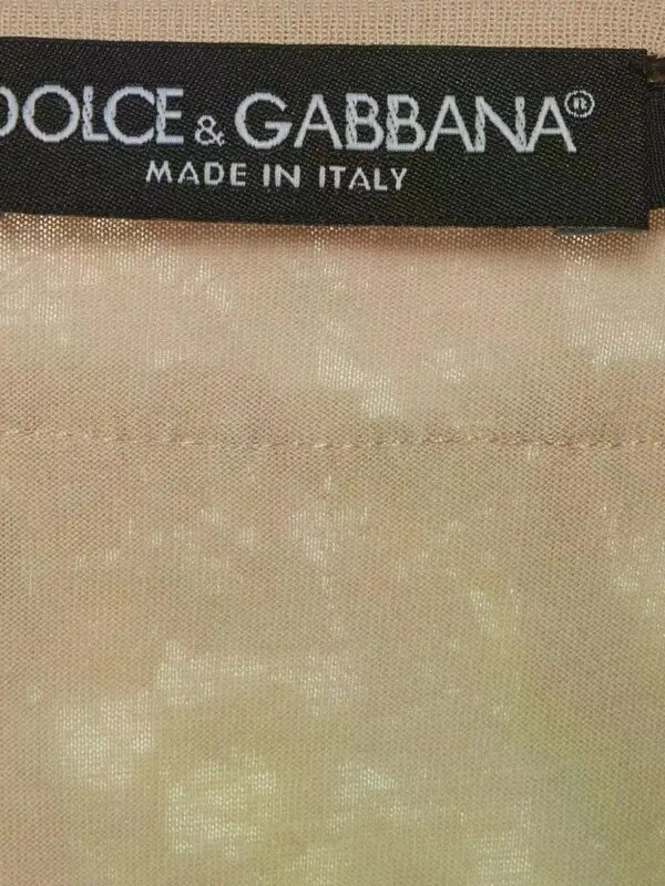 Dolce & Gabbana Lace Trimmed Ruffled Top