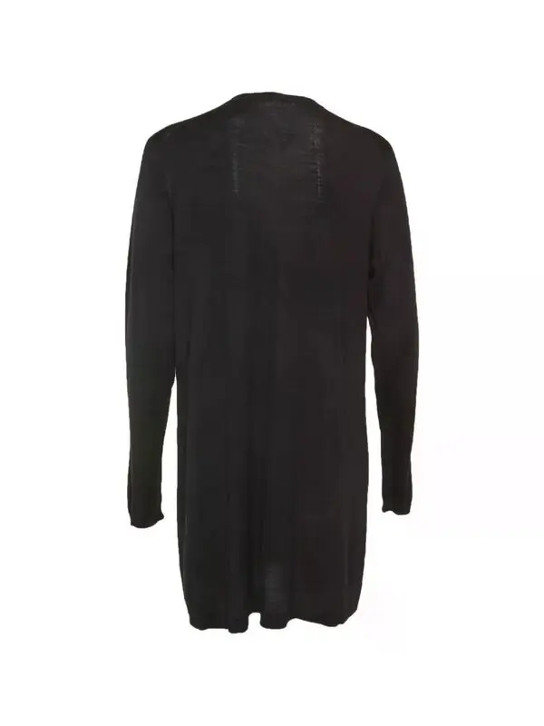 Max Mara Long Wool Cardigan - Black