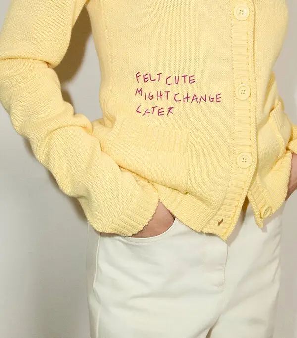 Max & Co. Embroidered Cotton Cardigan
