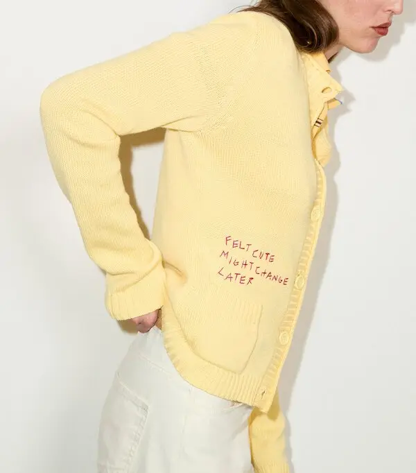 Max & Co. Embroidered Cotton Cardigan