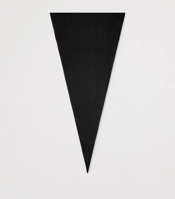 TOM FORD Silk Jacquard Scarf - Black