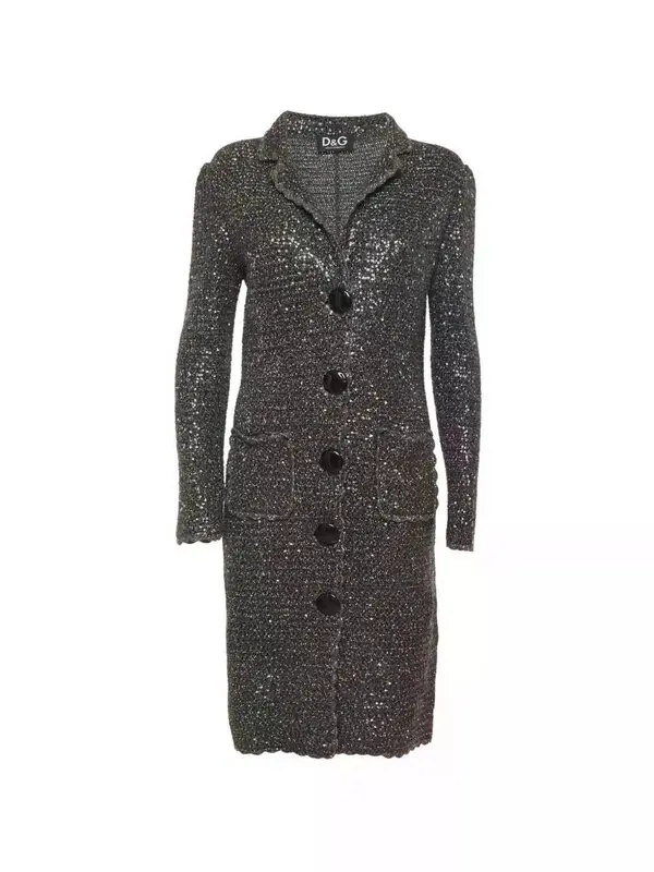Dolce & Gabbana Sequined Long Sleeve Cardigan