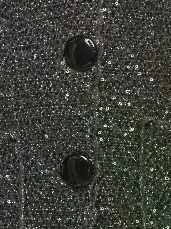 Dolce & Gabbana Sequined Long Sleeve Cardigan
