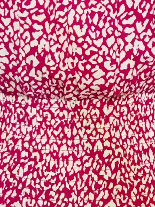 Maje Animal Print Midi Dress