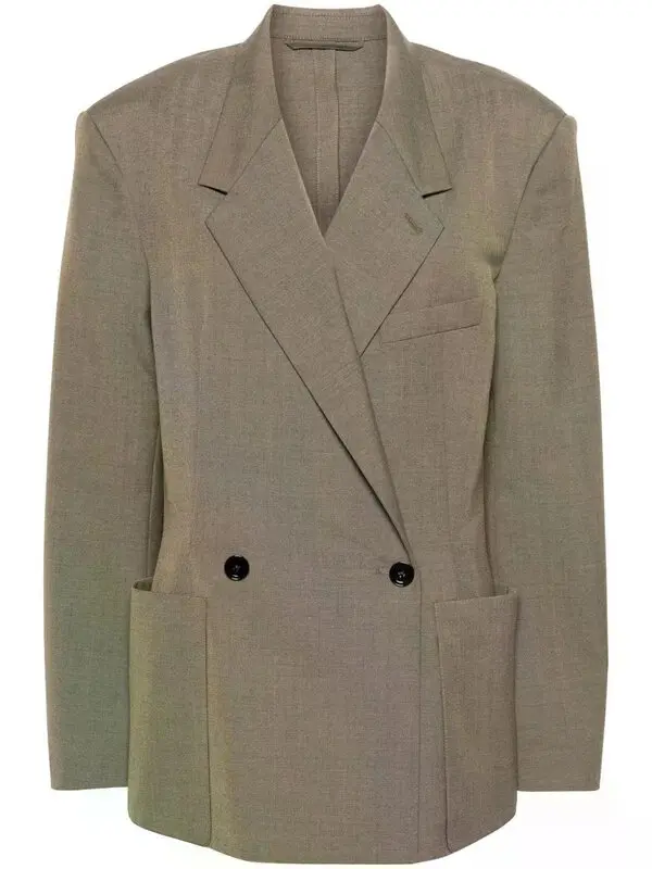 LEMAIRE Double-breasted Twill Blazer