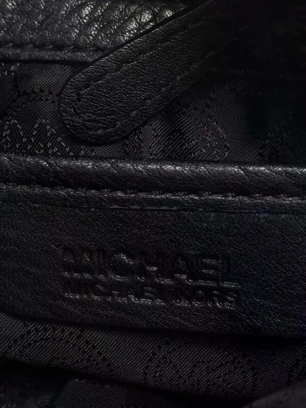 Michael Kors Bedford Belted Leather Satchel Bag - Black