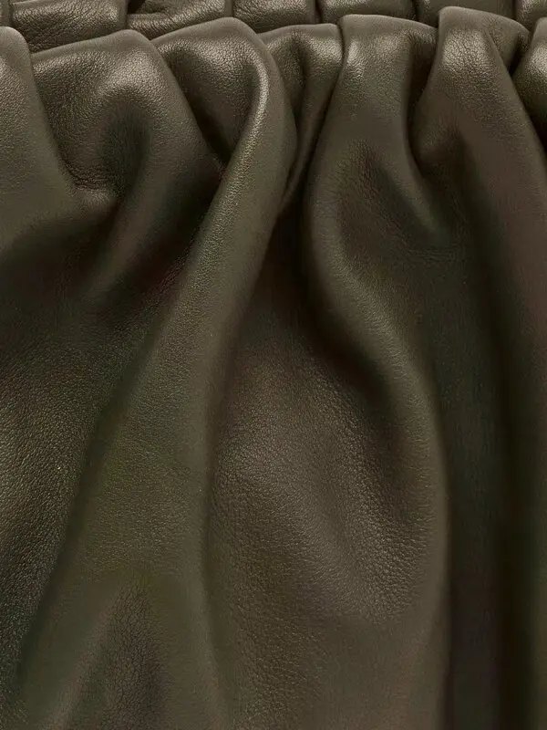 Bottega Veneta The Pouch Gathered Clutch Bag - Green