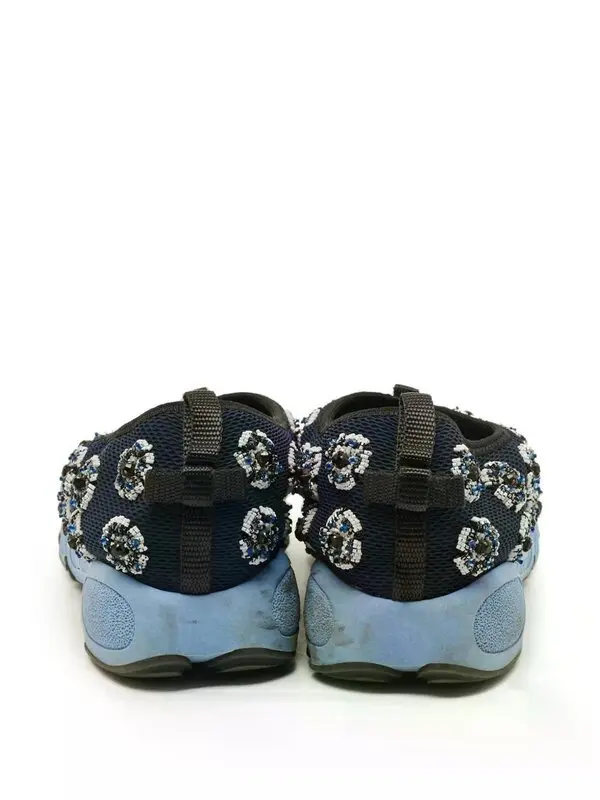 Dior Fusion Crystal-embellished Mesh Sneakers - Blue