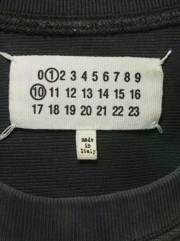 MAISON MARGIELA Logo Print Crew Neck Sweatshirt