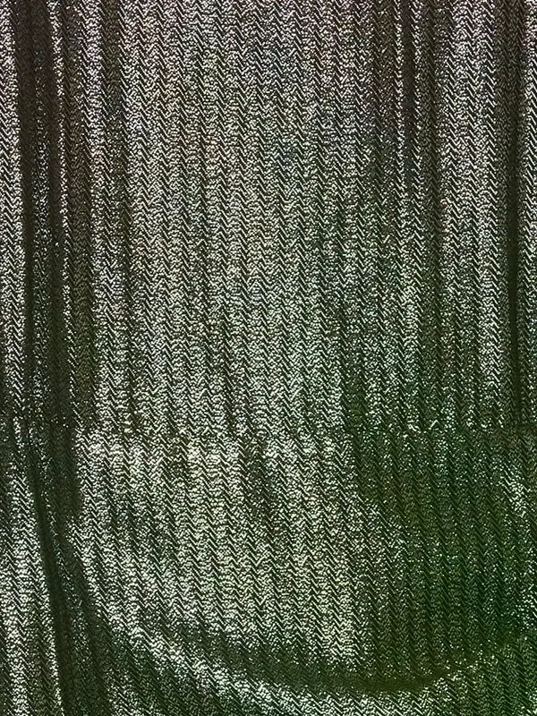Maje Striped Metallic Mini Dress