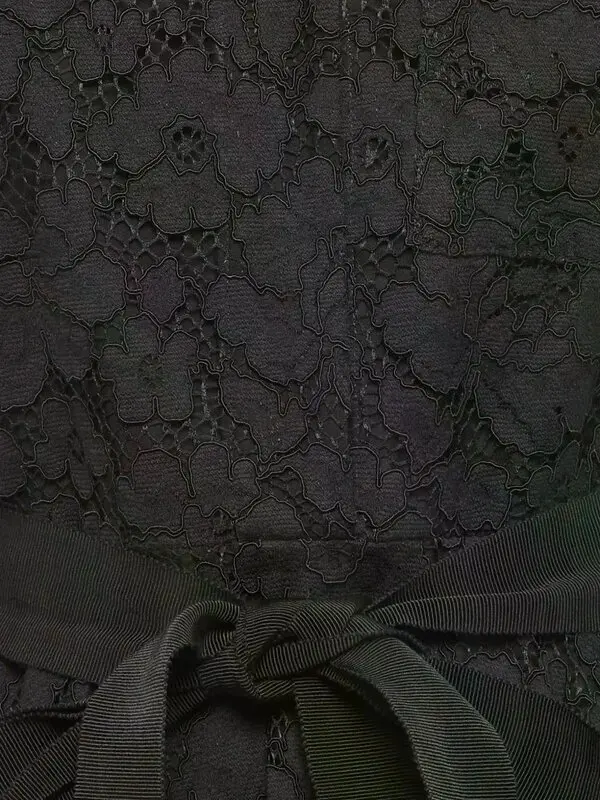 Carolina Herrera Guipure Lace Midi Dress