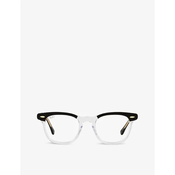 Ray-ban Rx5398 Hawkeye Square-frame Acetate Glasses - Black