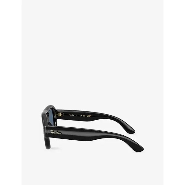 Ray-ban Aviator-frame Acetate Sunglasses - Black