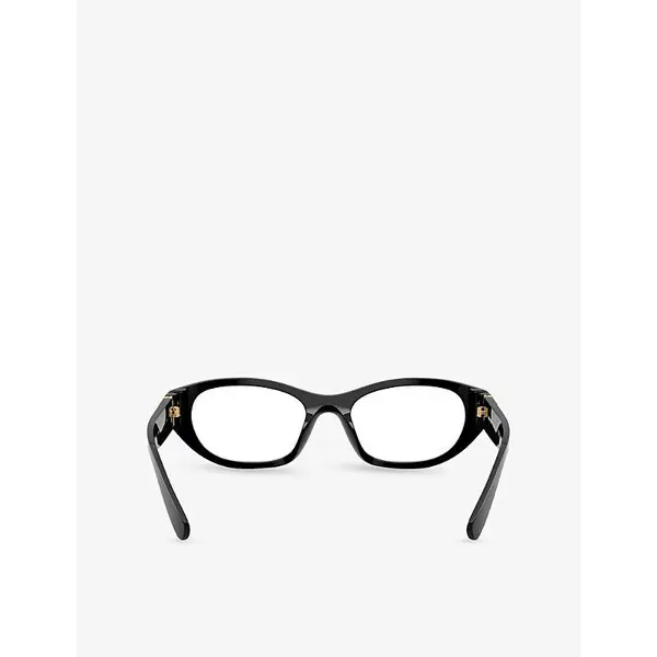 Miu Miu Irregular Frame Acetate Eyeglasses