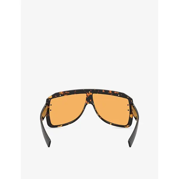 Dolce & Gabbana Shield-frame Acetate Sunglasses
