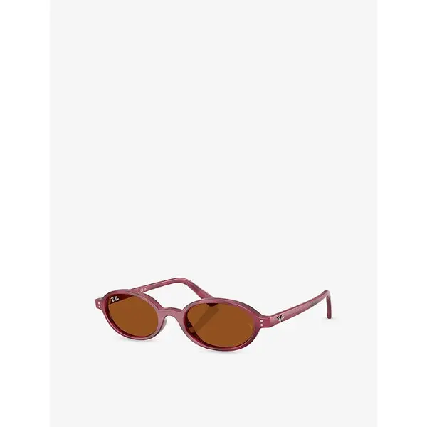 Ray-ban Rb4472 Oval Frame Injected Sunglasses