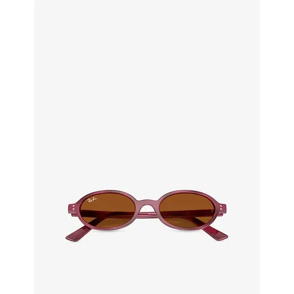 Ray-ban Rb4472 Oval Frame Injected Sunglasses