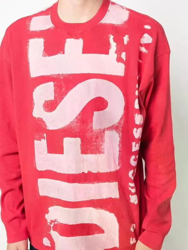 DIESEL® T-wasrib" Graphic Print Cotton T-shirt