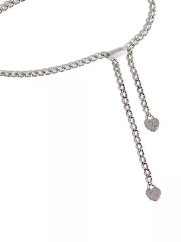 Dsquared2 Heart Pendant Chain-link Belt
