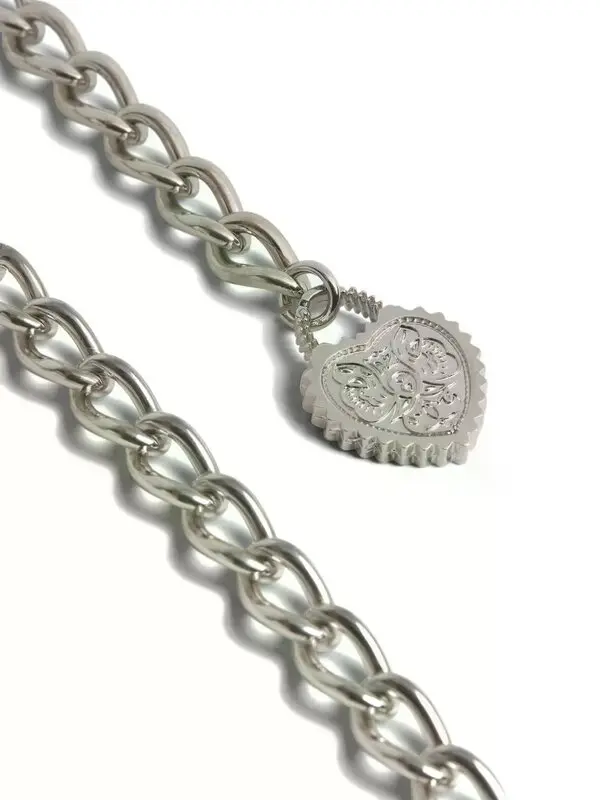 Dsquared2 Heart Pendant Chain-link Belt
