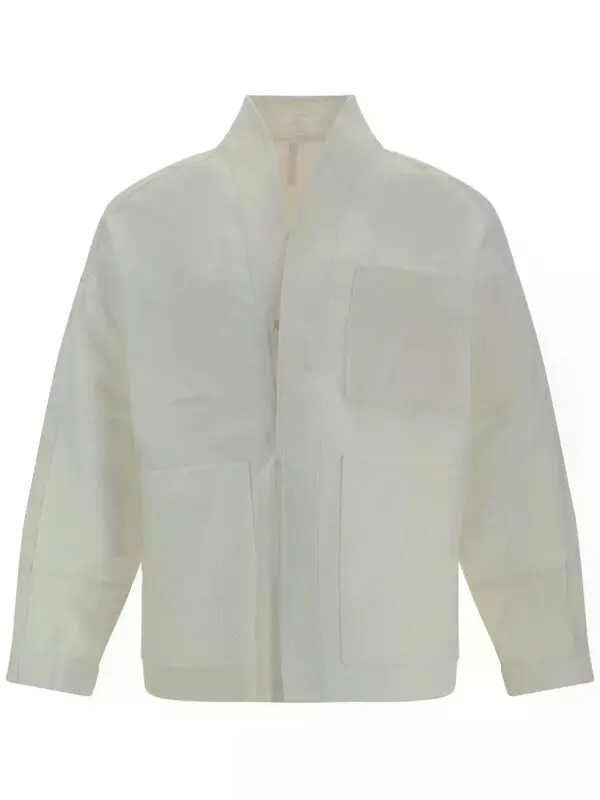 MORDECAI Shawl-lapel Wrap Jacket - Neutrals