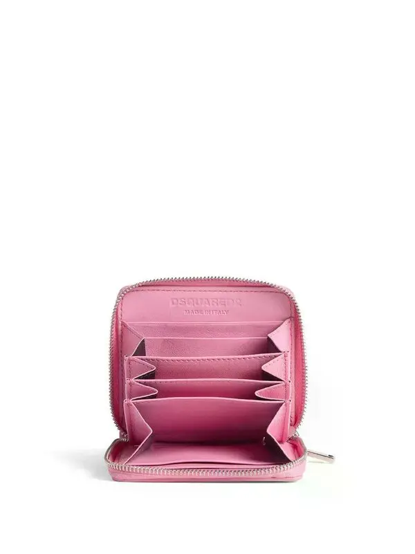 Dsquared2 Logo-plaque Leather Purse