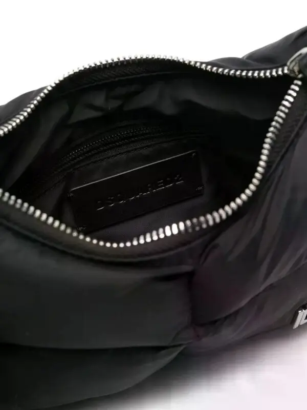 Dsquared2 Padded Shoulder Bag With Logo Plaque
