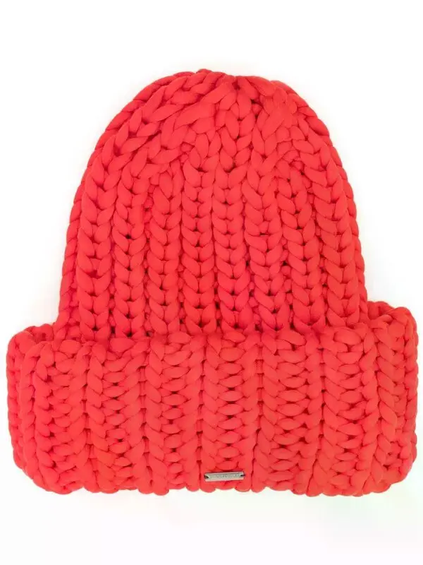 Dsquared2 Ribbed Knit Beanie Hat