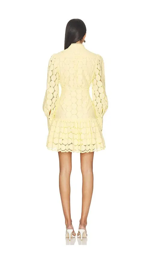 Bardot Remy Spot Lace Mini Dress