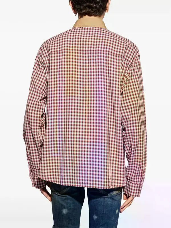 Dsquared2 Plaid-check Pattern Cotton Shirt