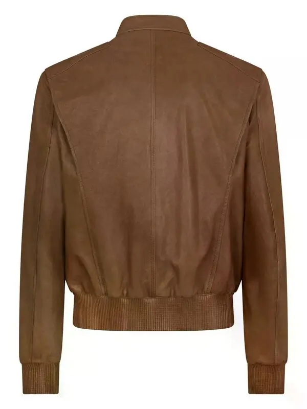 Dsquared2 Zip-up Leather Jacket