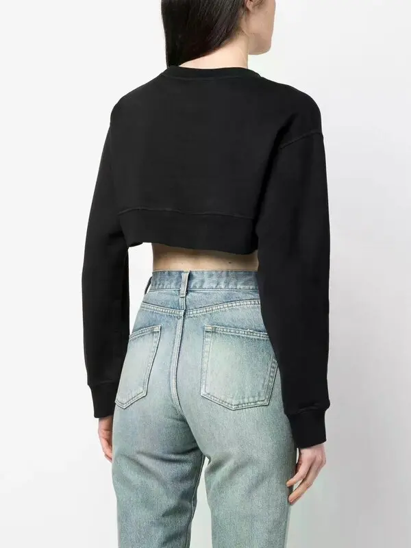 Dsquared2 Logo-print Cropped Sweatshirt