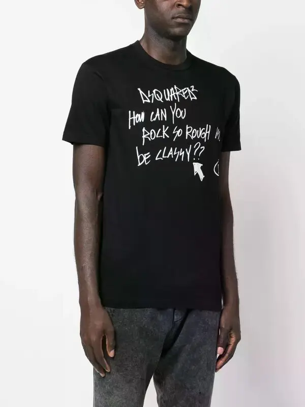 Dsquared2 Slogan-print Cotton T-shirt