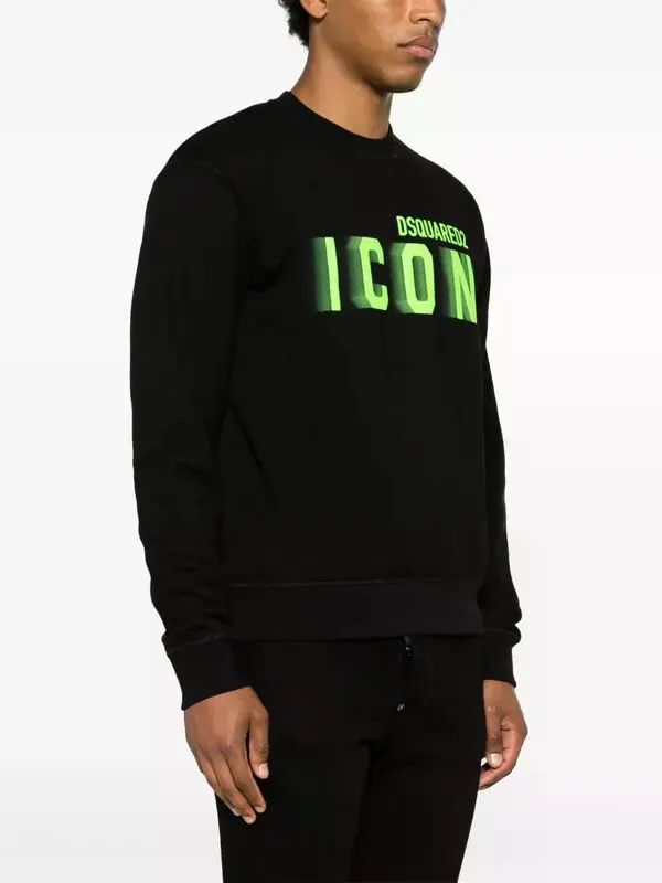 Dsquared2 Icon Print Cotton Sweatshirt