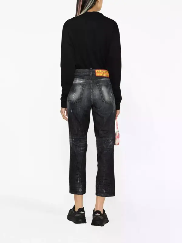 Dsquared2 Distressed Tapered Jeans