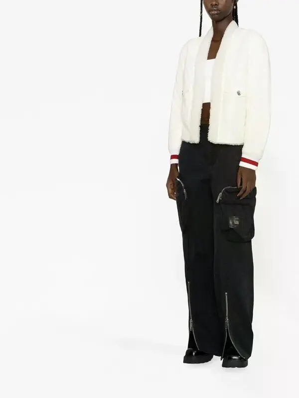 Dsquared2 Cargo Trousers With Faded Effect - Black