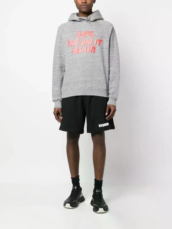 Dsquared2 Slogan-print Cotton Hoodie