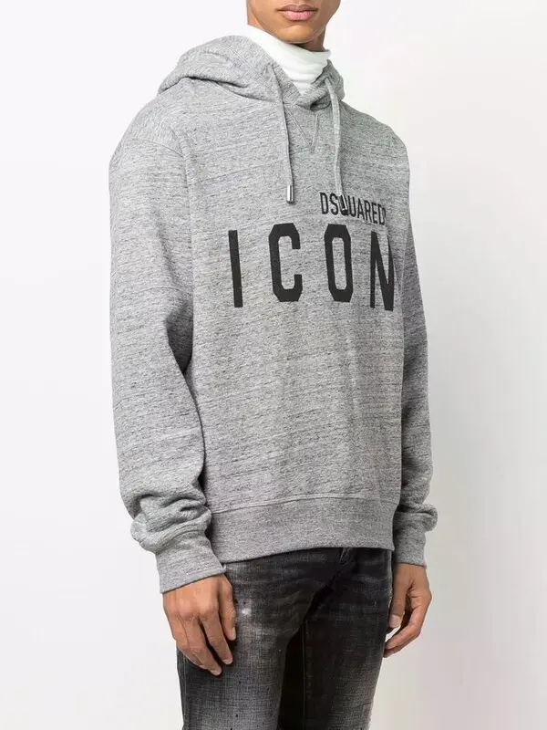 Dsquared2 Cotton Logo Print Hoodie
