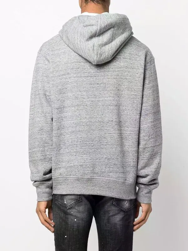 Dsquared2 Cotton Logo Print Hoodie